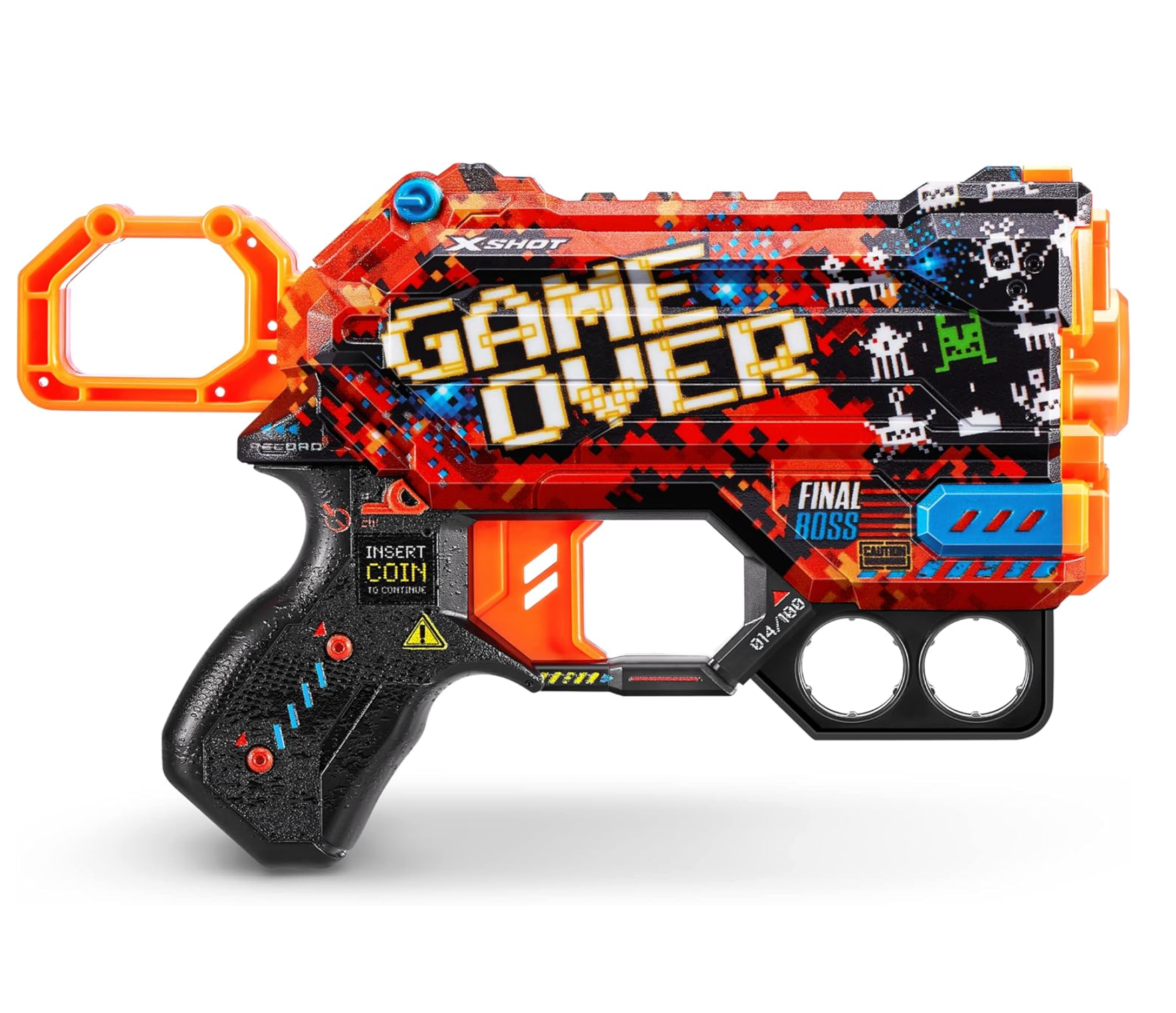 ZURU X-Shot Skins Blaster – High-Performance Foam 8-Dart Blaster for A ...