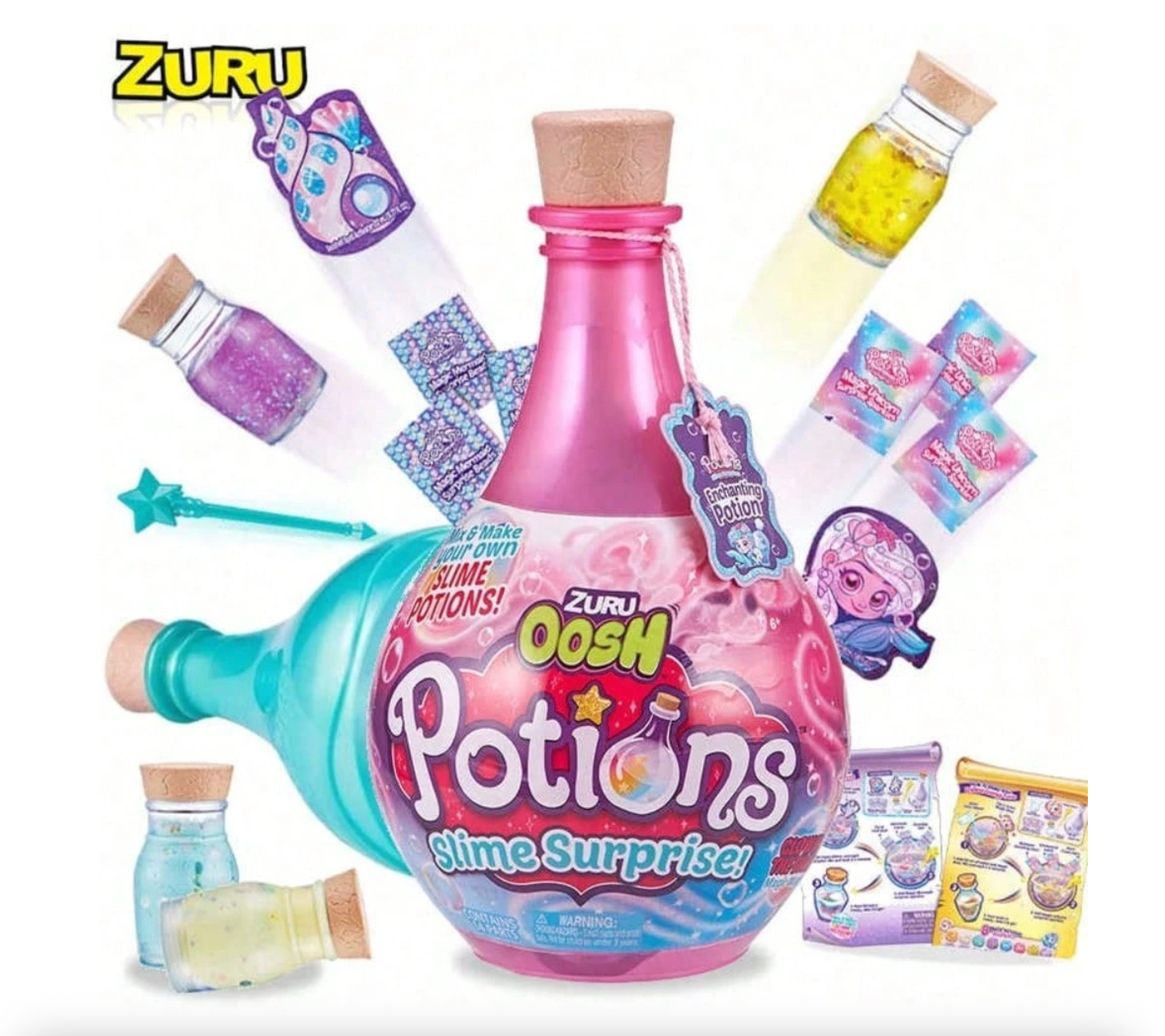 ZURU Oosh Potions Slime Surprise – DIY Magical Slime Kit (Assorted Col ...
